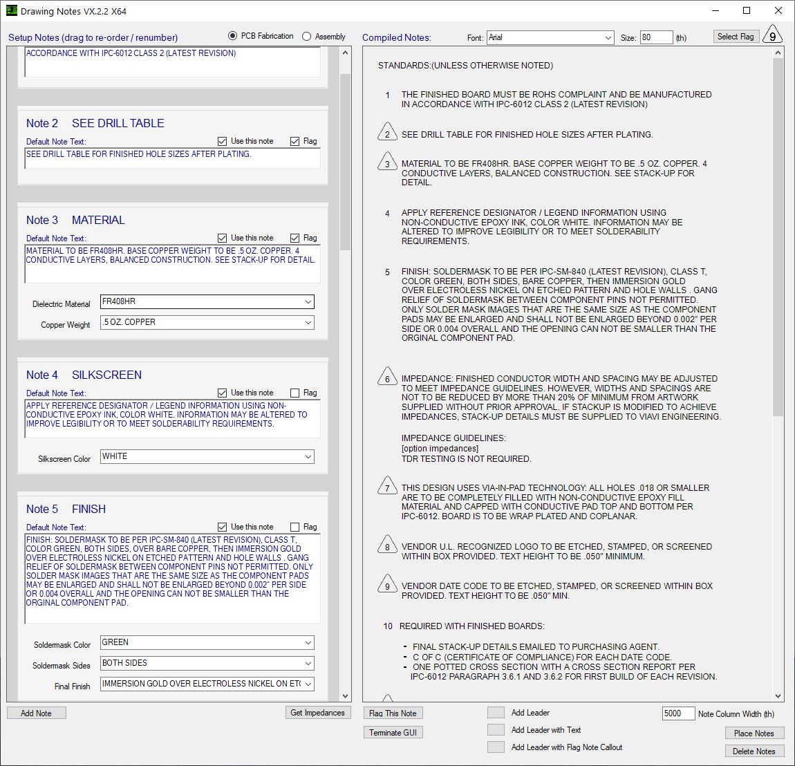 Drawing_Notes_Window – ExactCad
